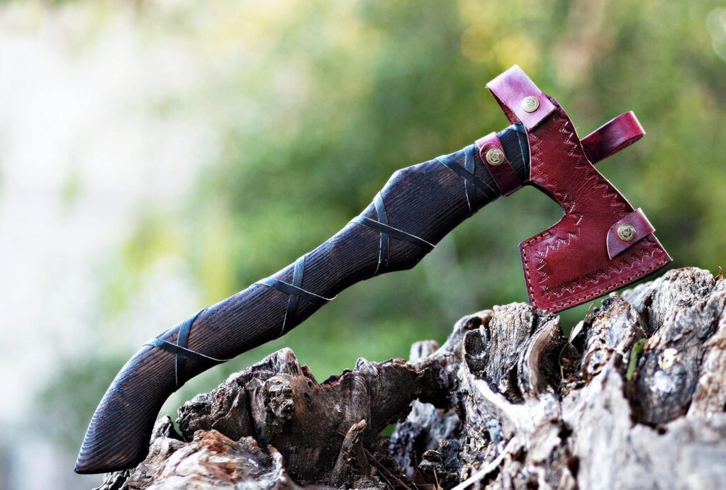 Bunyan's Viking Axe With Ash Wood Shaft - Forged Carbon Steel - Fivtan ...